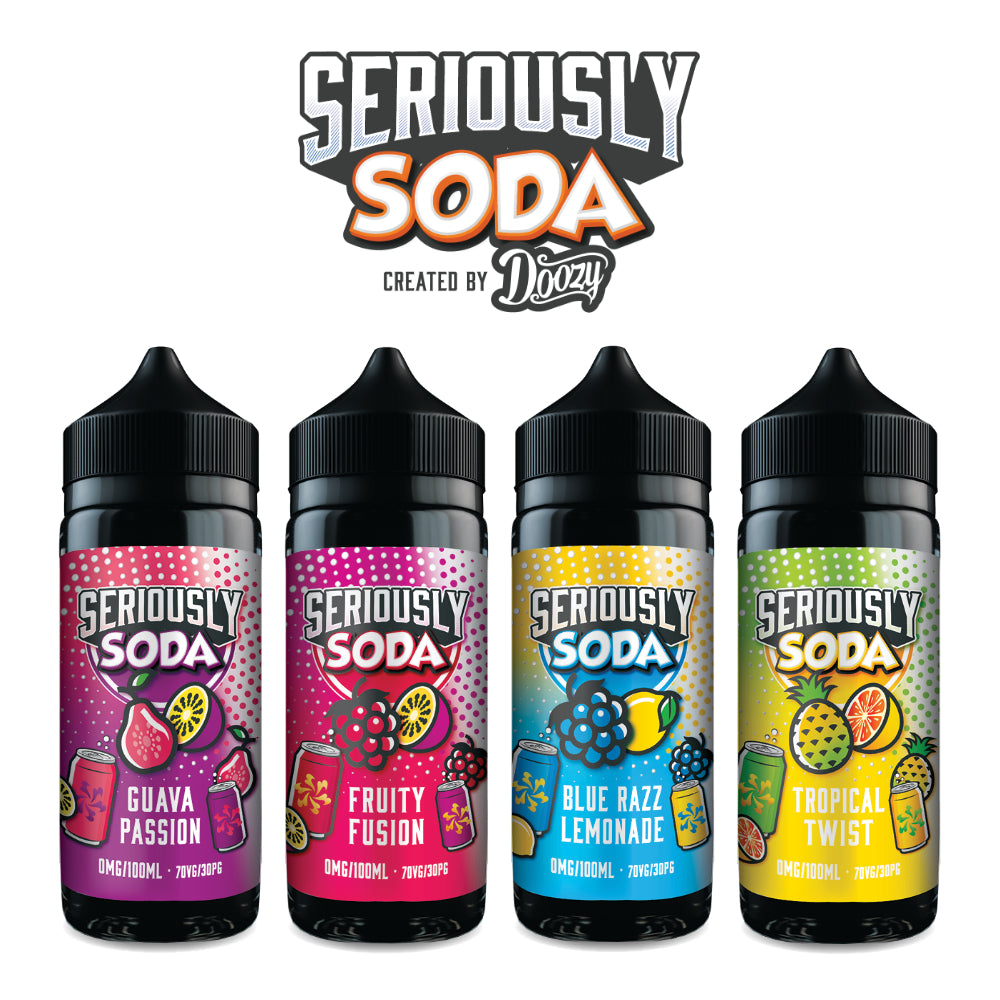 Doozy Vape Seriously Soda 100ml Shortfills - Oxford Vapours